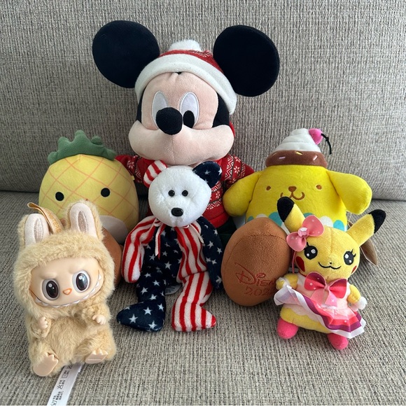 Disney | Toys | Mickey Mouse Labubu Baba And Others Plush Toys | Poshmark
